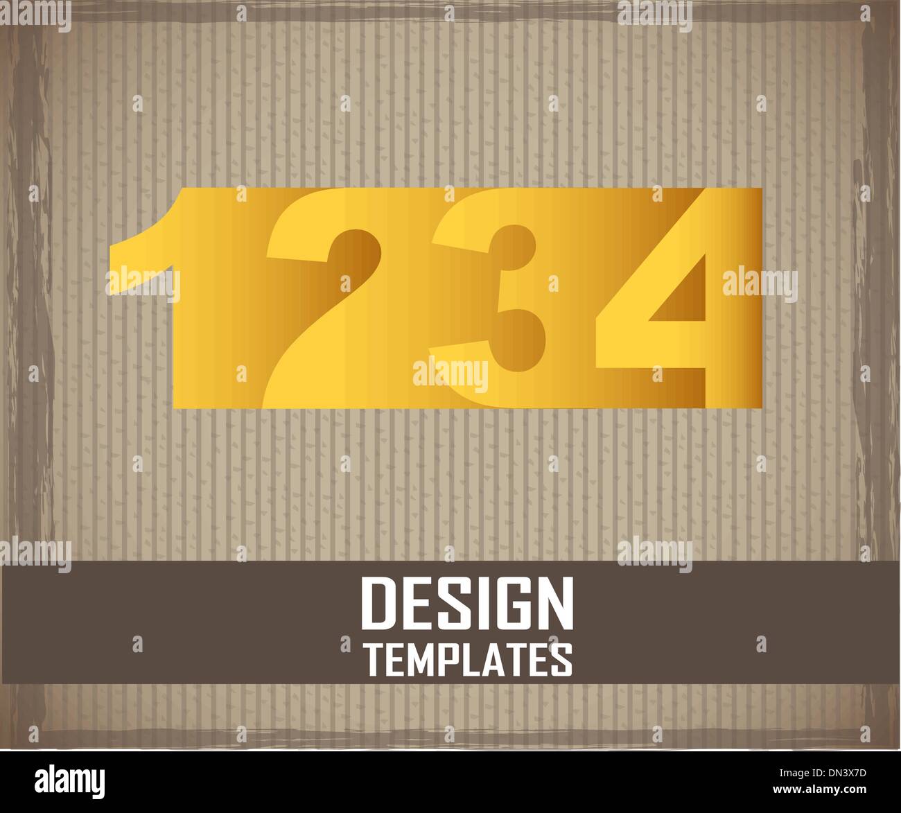 Brown numbers Stock Vector Images - Alamy