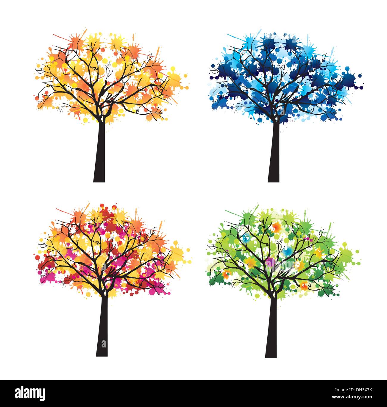 Artistic tree image Cut Out Stock Images & Pictures - Alamy