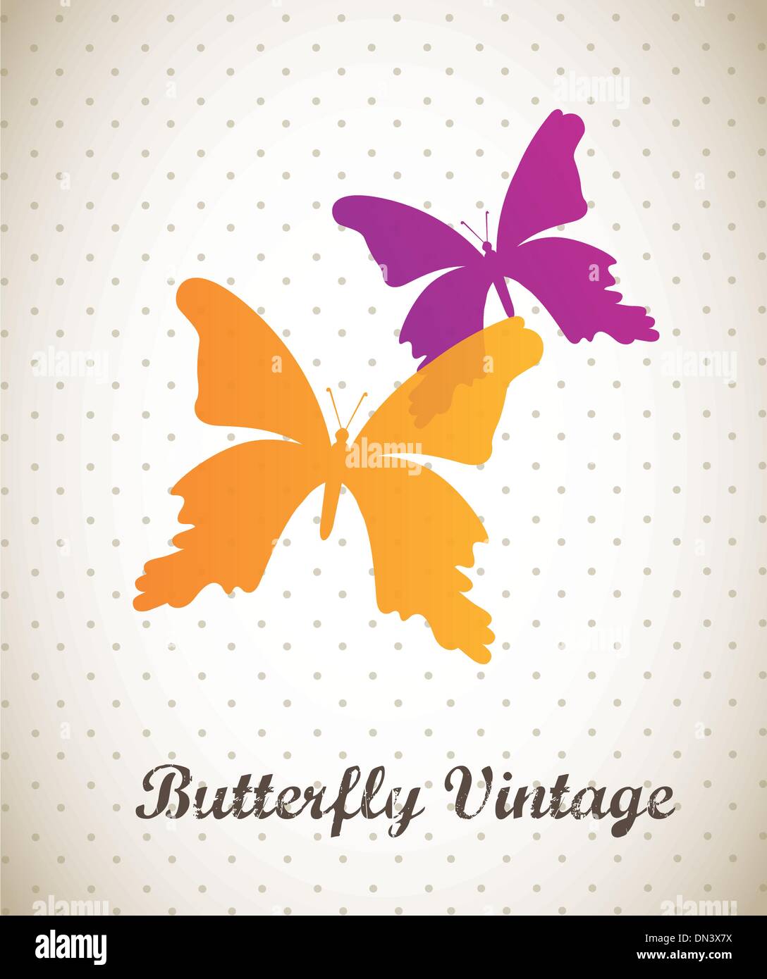 Butterfly with dots Stock Vector Images - Alamy