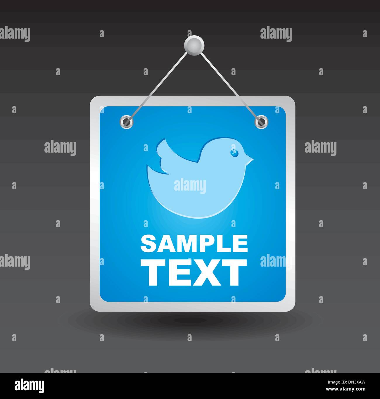 Bird talking illustration Stock Vector Images - Alamy