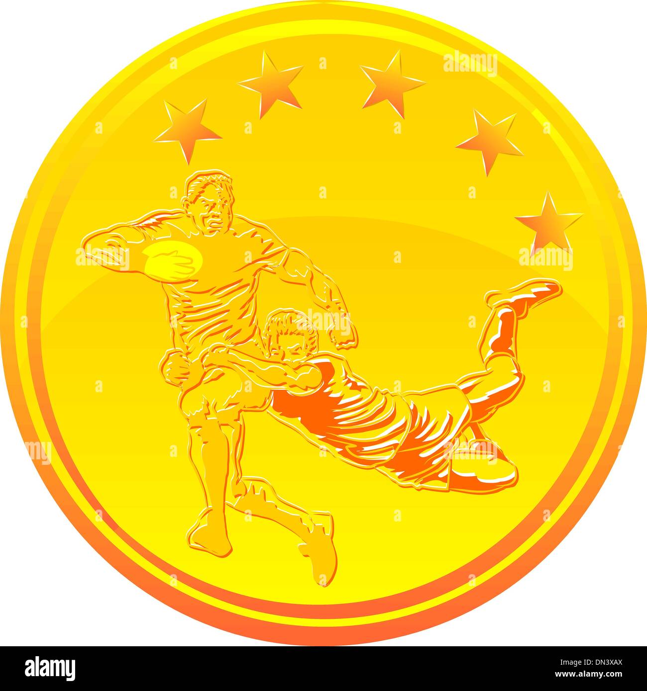 Medal catch Stock Vector Images - Alamy