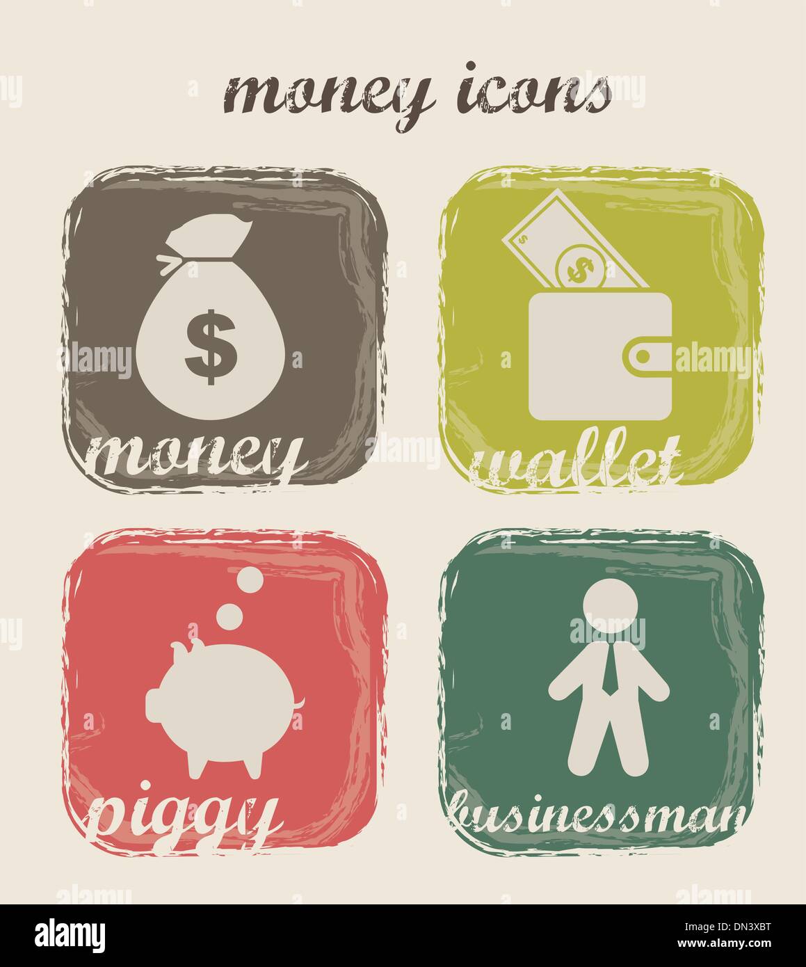 Money icons hi-res stock photography and images - Alamy