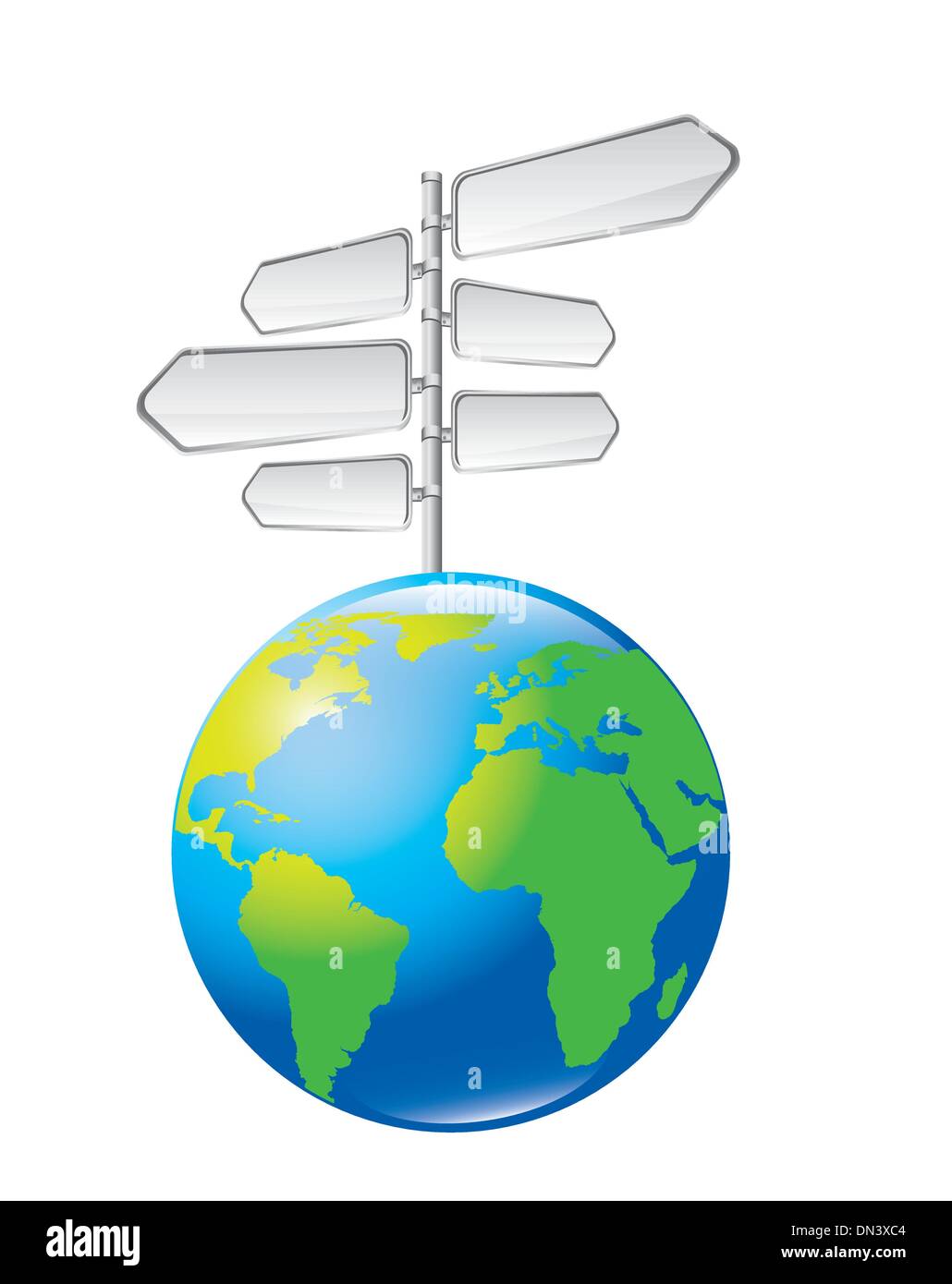 Indicate traffic sign Stock Vector Images - Alamy