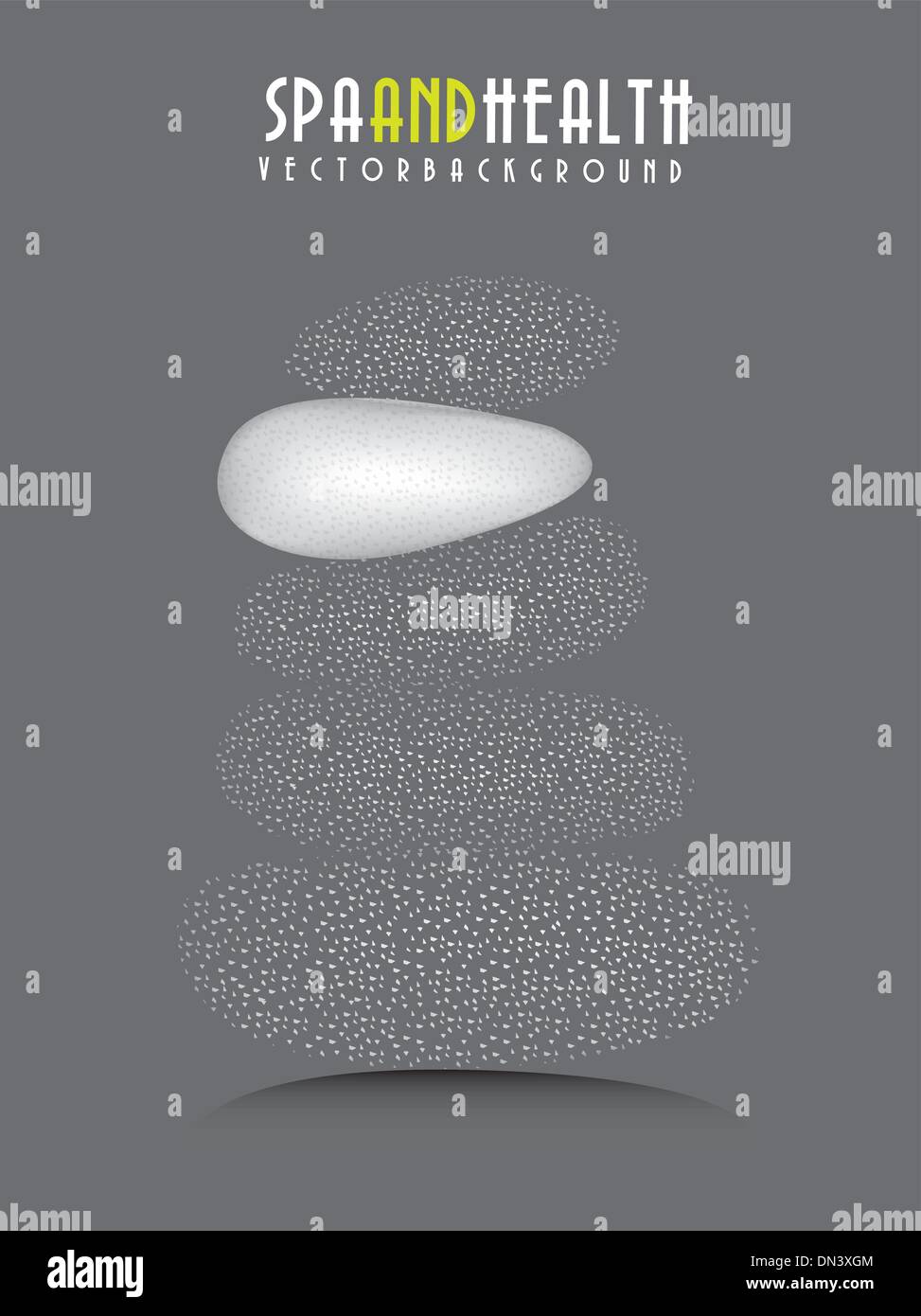 Beautiful spa concept white Stock Vector Images - Alamy