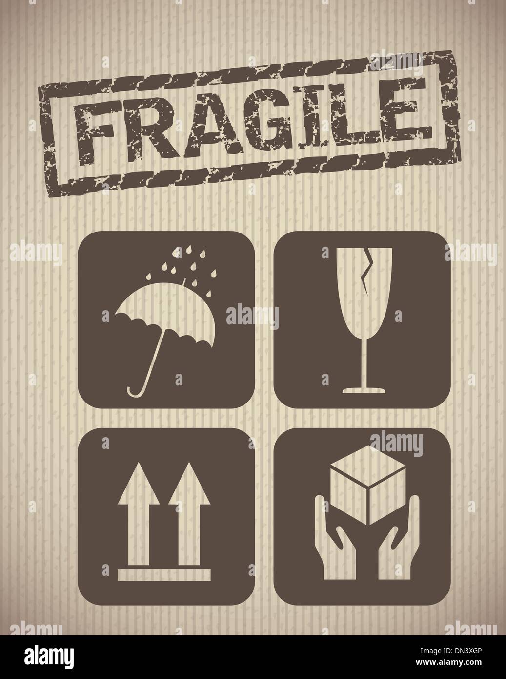 Carton packaging icons hi-res stock photography and images - Alamy