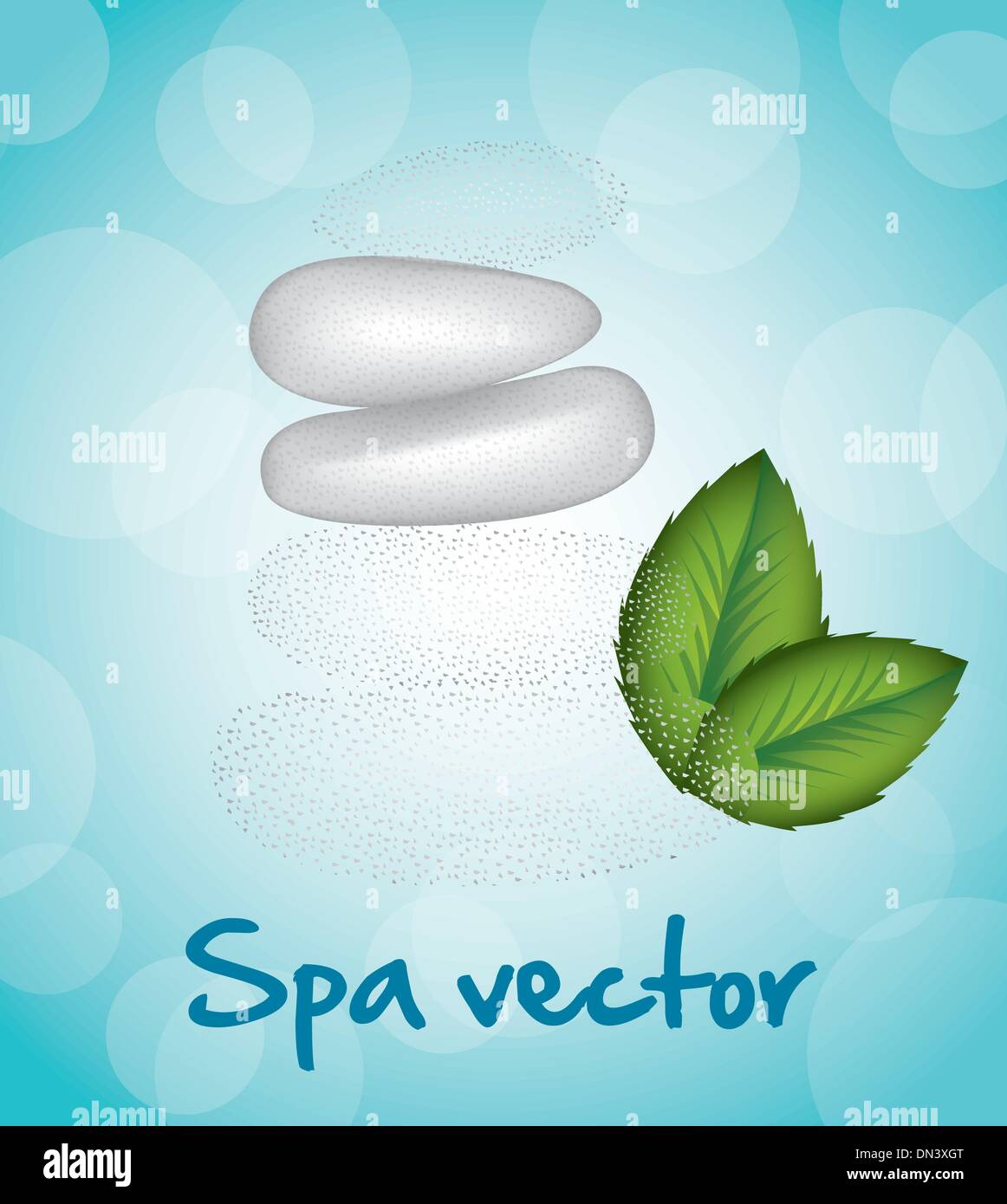 Blue spa relax Stock Vector Images - Alamy