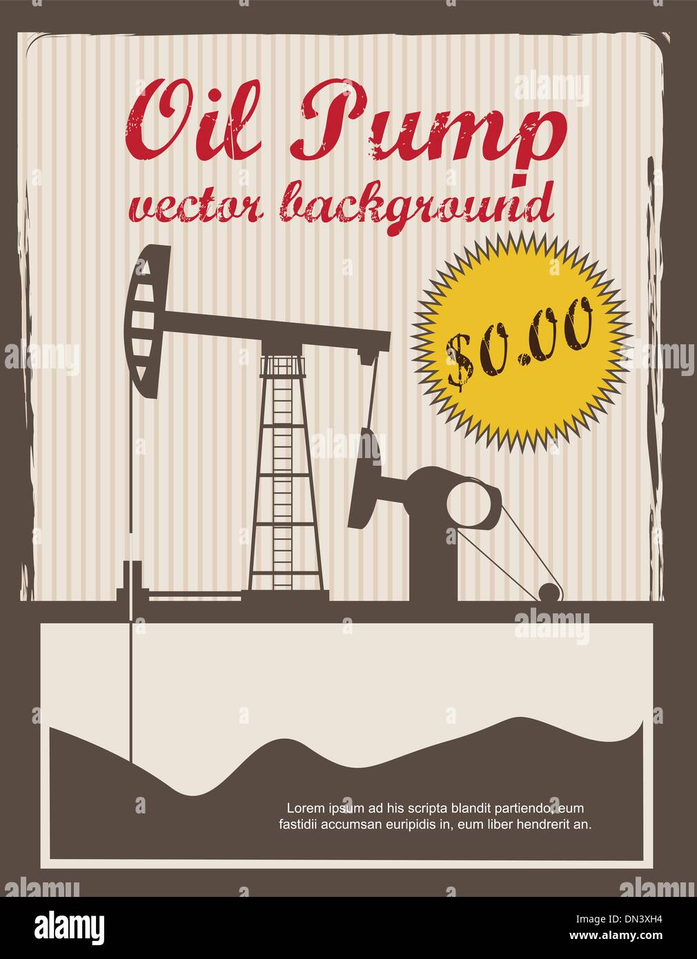 Oil pump vector vectors hi-res stock photography and images - Alamy