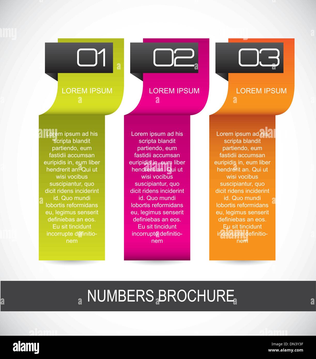 Brochure of version Stock Vector Images - Alamy