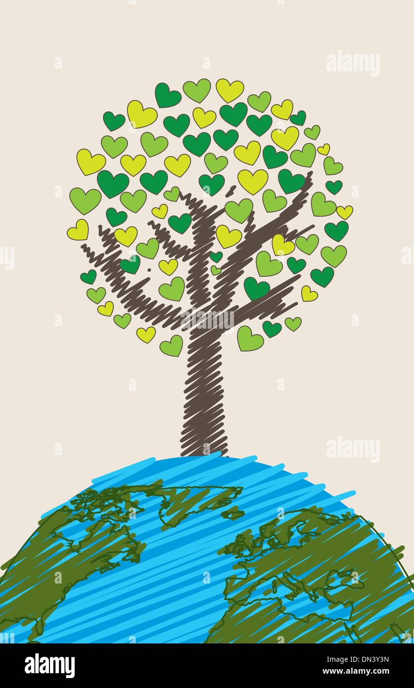 Fantasy forest love Stock Vector Images - Alamy