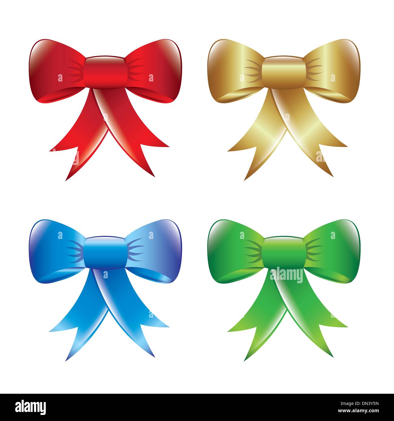 Bows front Stock Vector Images - Alamy