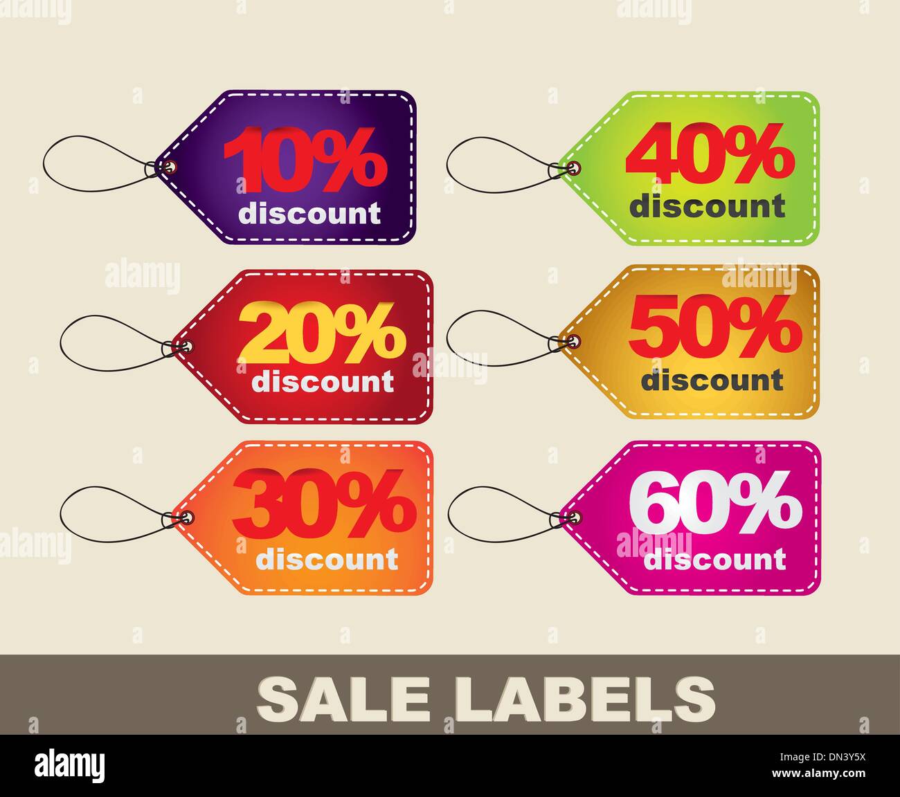 Discount labels hi-res stock photography and images - Alamy