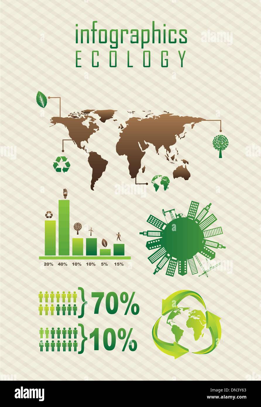 Eco infographics hi-res stock photography and images - Alamy