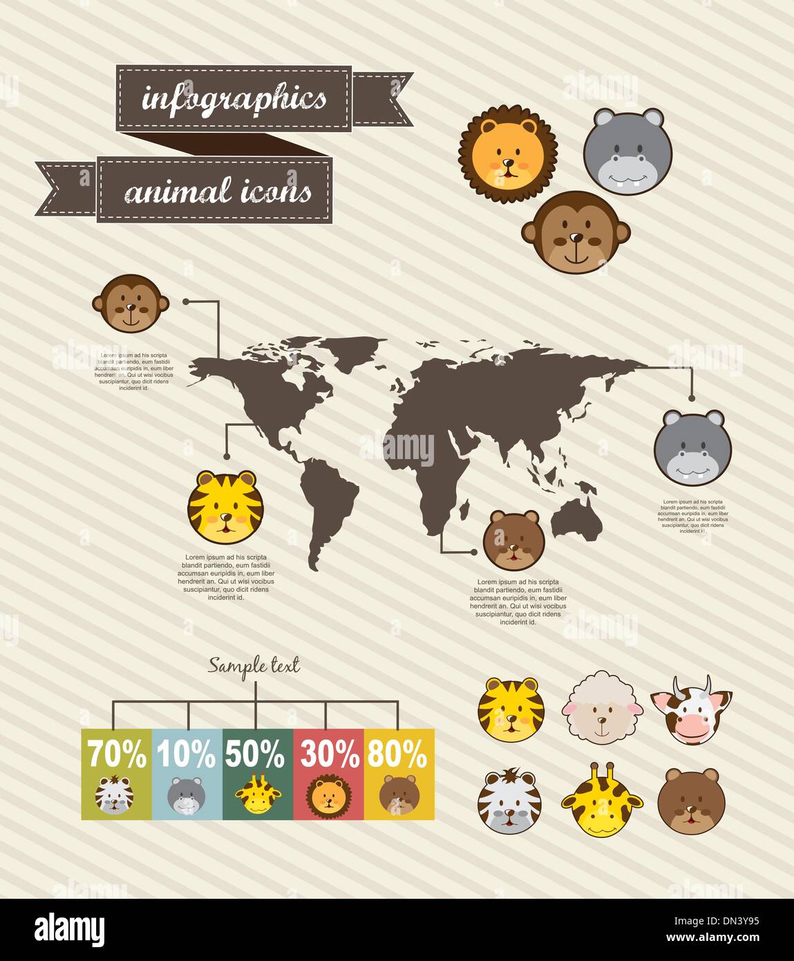 Cow map Stock Vector Images - Alamy