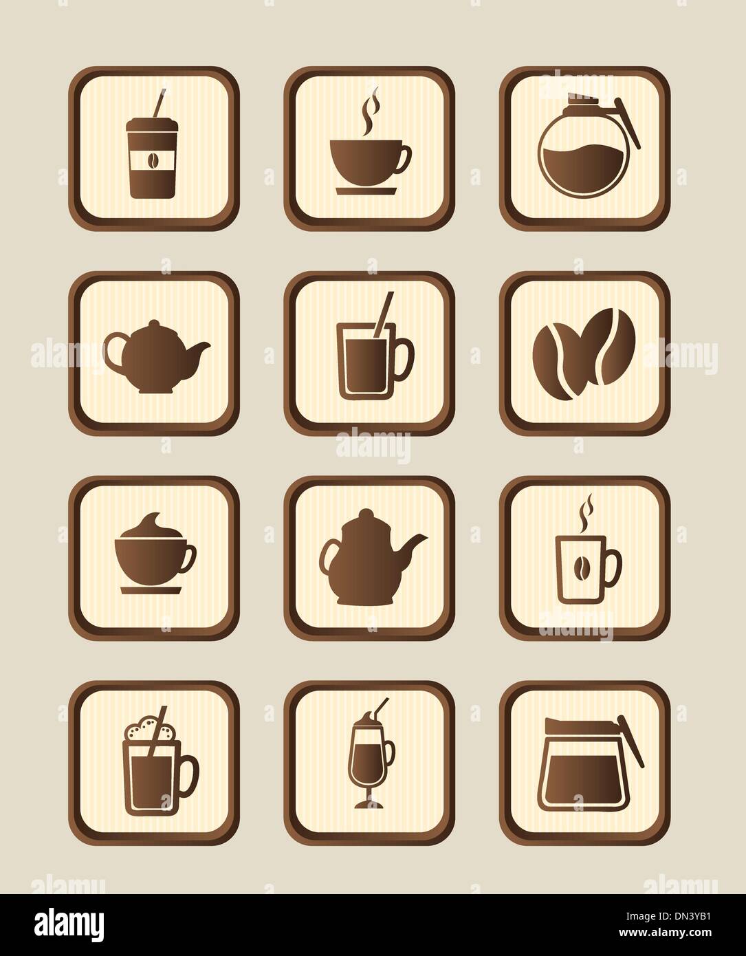 Beige shake Stock Vector Images - Alamy