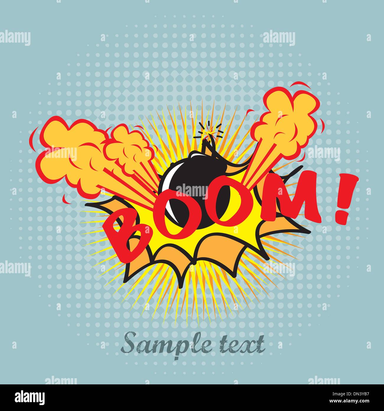 Boom color Stock Vector Images - Alamy