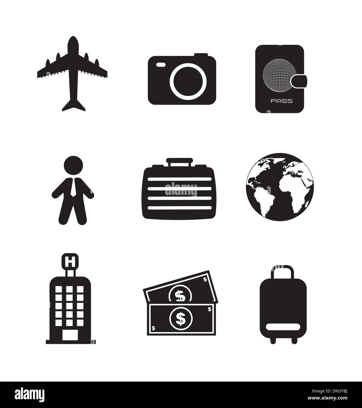 Technology business travel Cut Out Stock Images & Pictures - Alamy