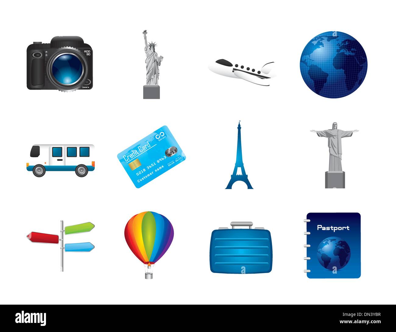 Travel photography icons hi-res stock photography and images - Alamy