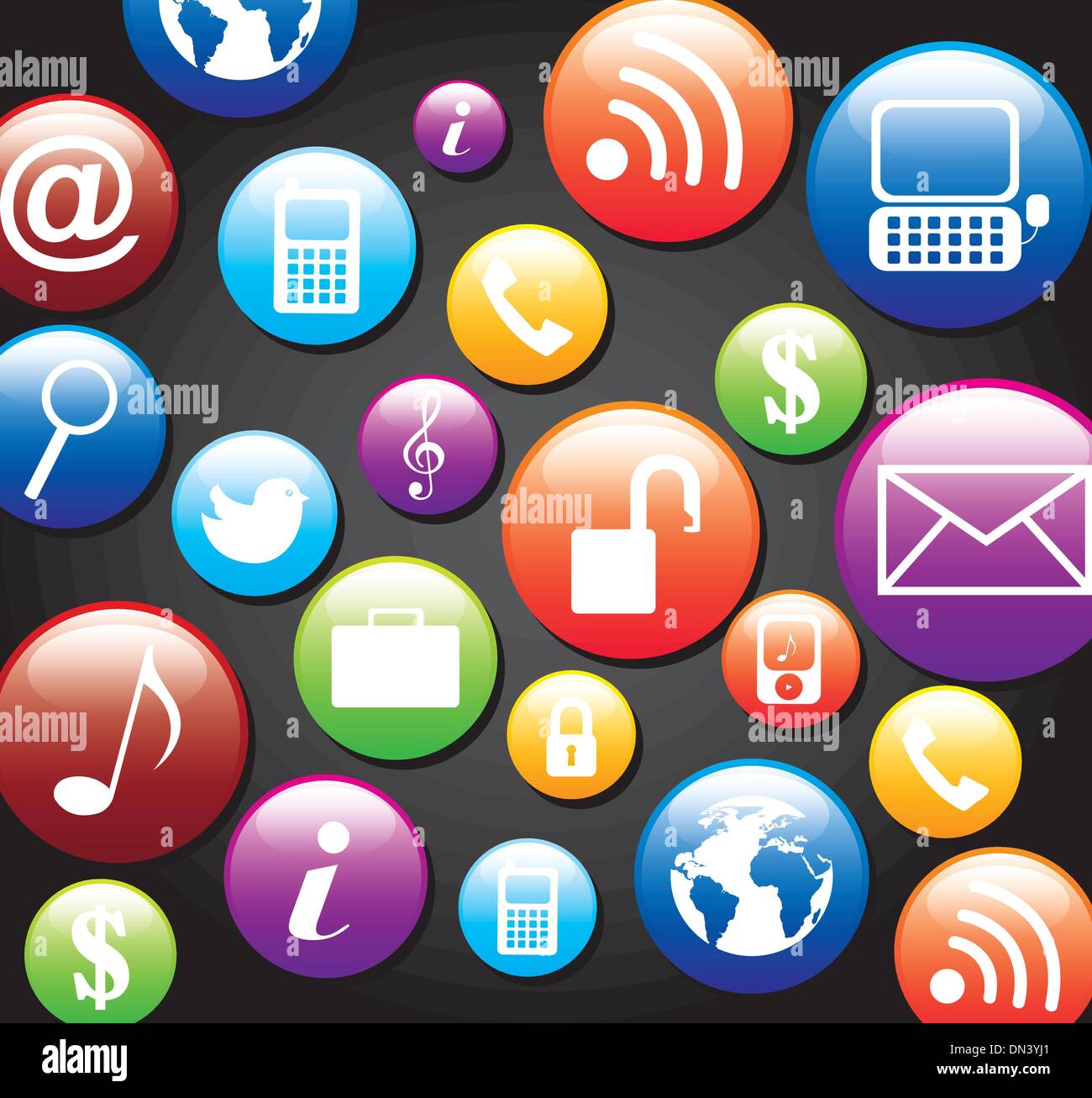 Communication page Stock Vector Images - Alamy