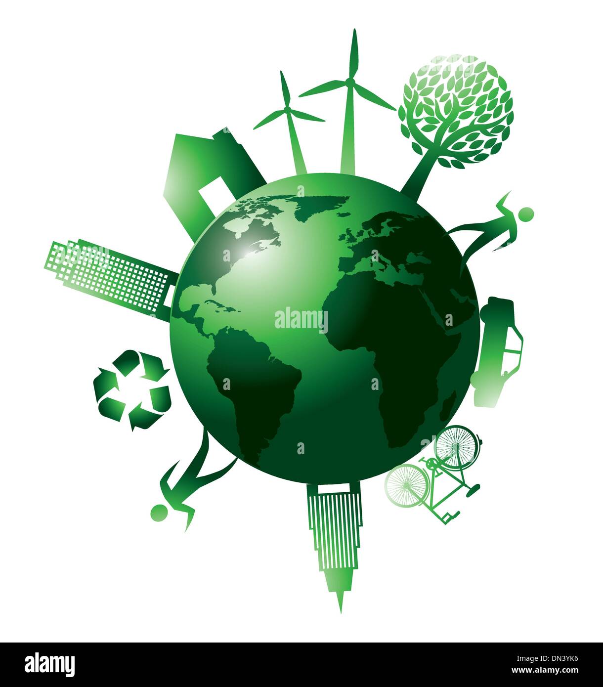 Green planet hi-res stock photography and images - Alamy