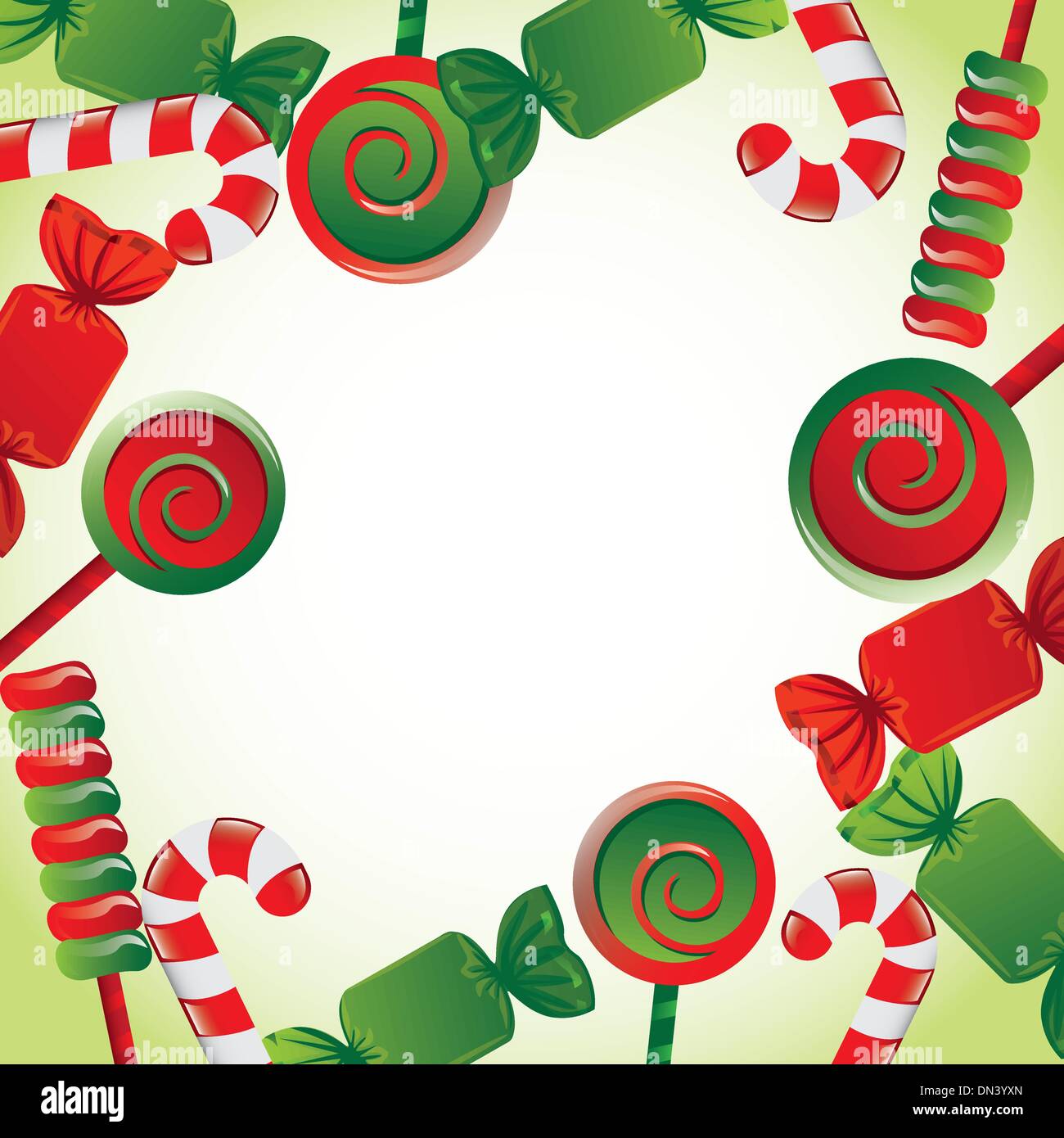 Set vector christmas candies Stock Vector Images - Alamy