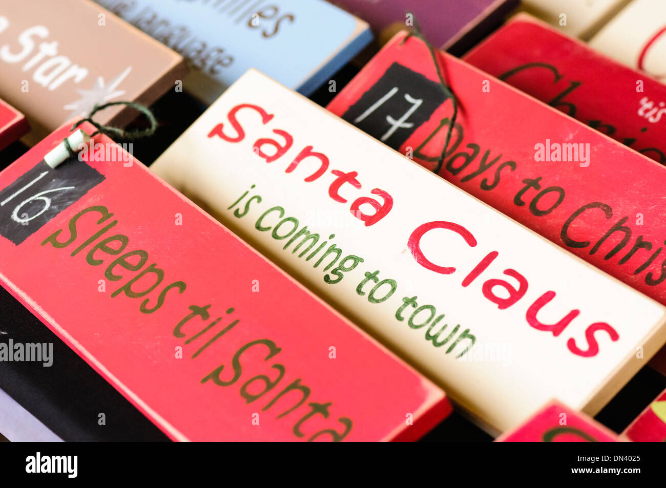Christmas market stall sign hi-res stock photography and images - Alamy