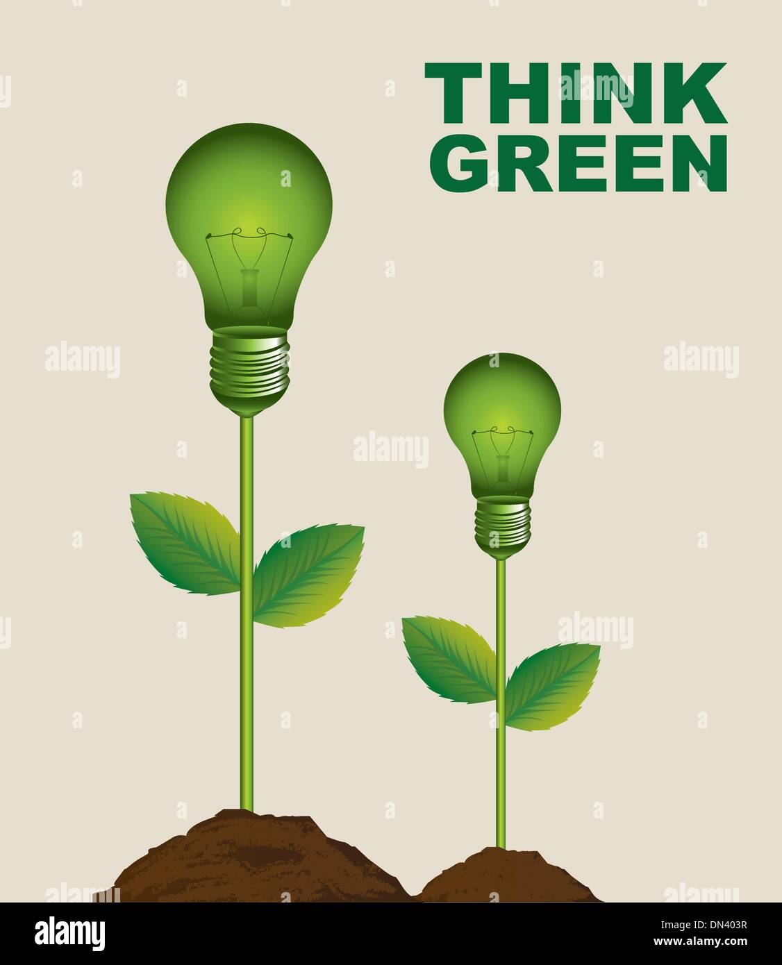 Think green think clean hi-res stock photography and images - Alamy