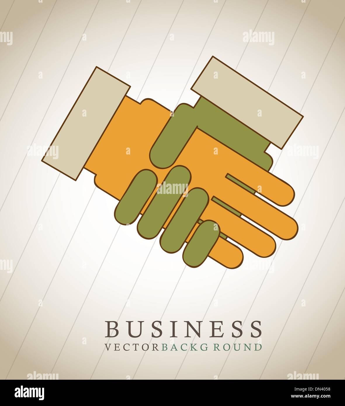 Hands business cooperation Stock Vector Images - Alamy