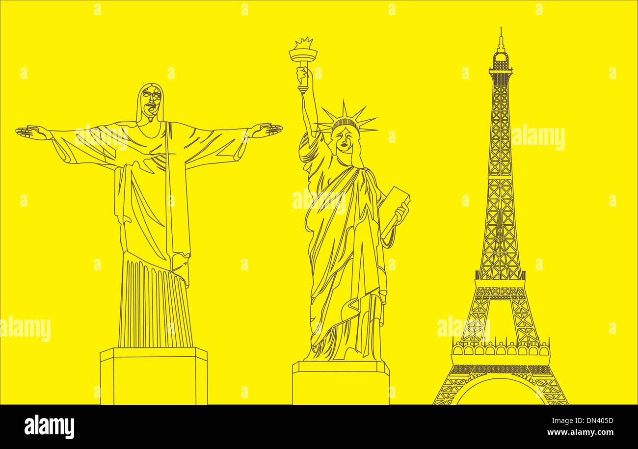 Isolated statues Stock Vector Images - Alamy