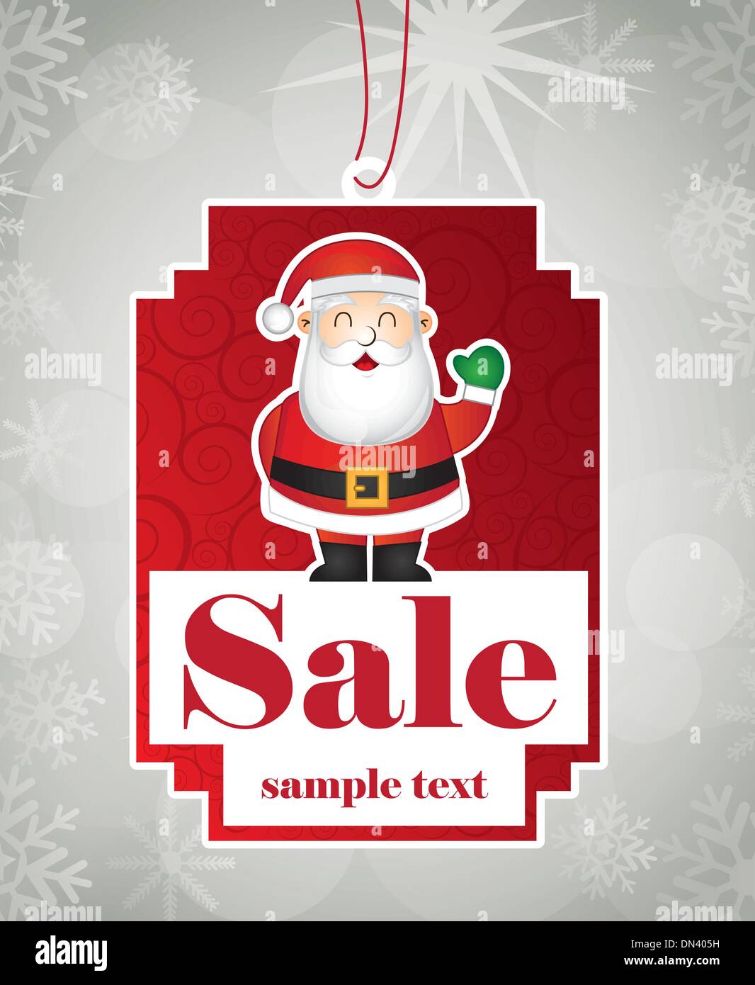 Santa with price tag hi-res stock photography and images - Alamy