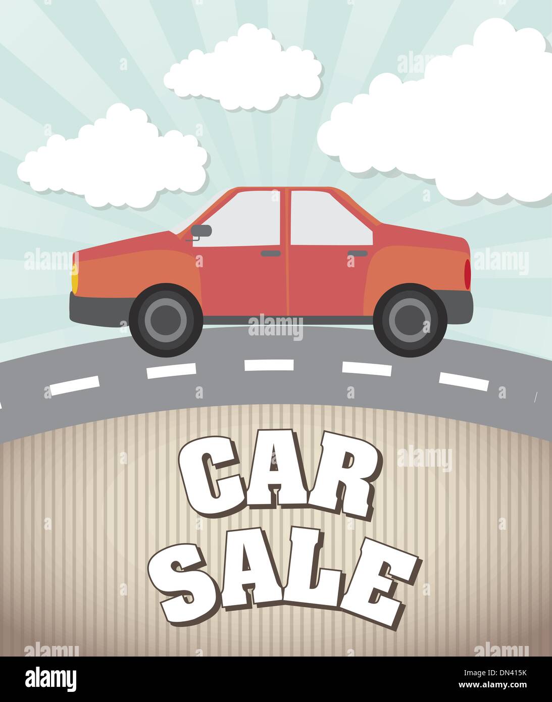 Vintage car advertising Stock Vector Images - Alamy