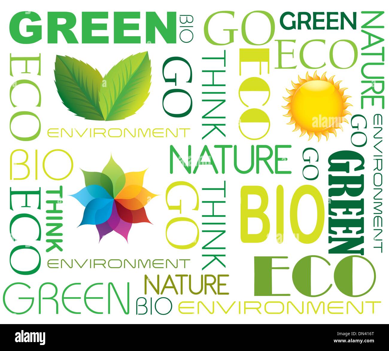 Gift box green plant Stock Vector Images - Alamy