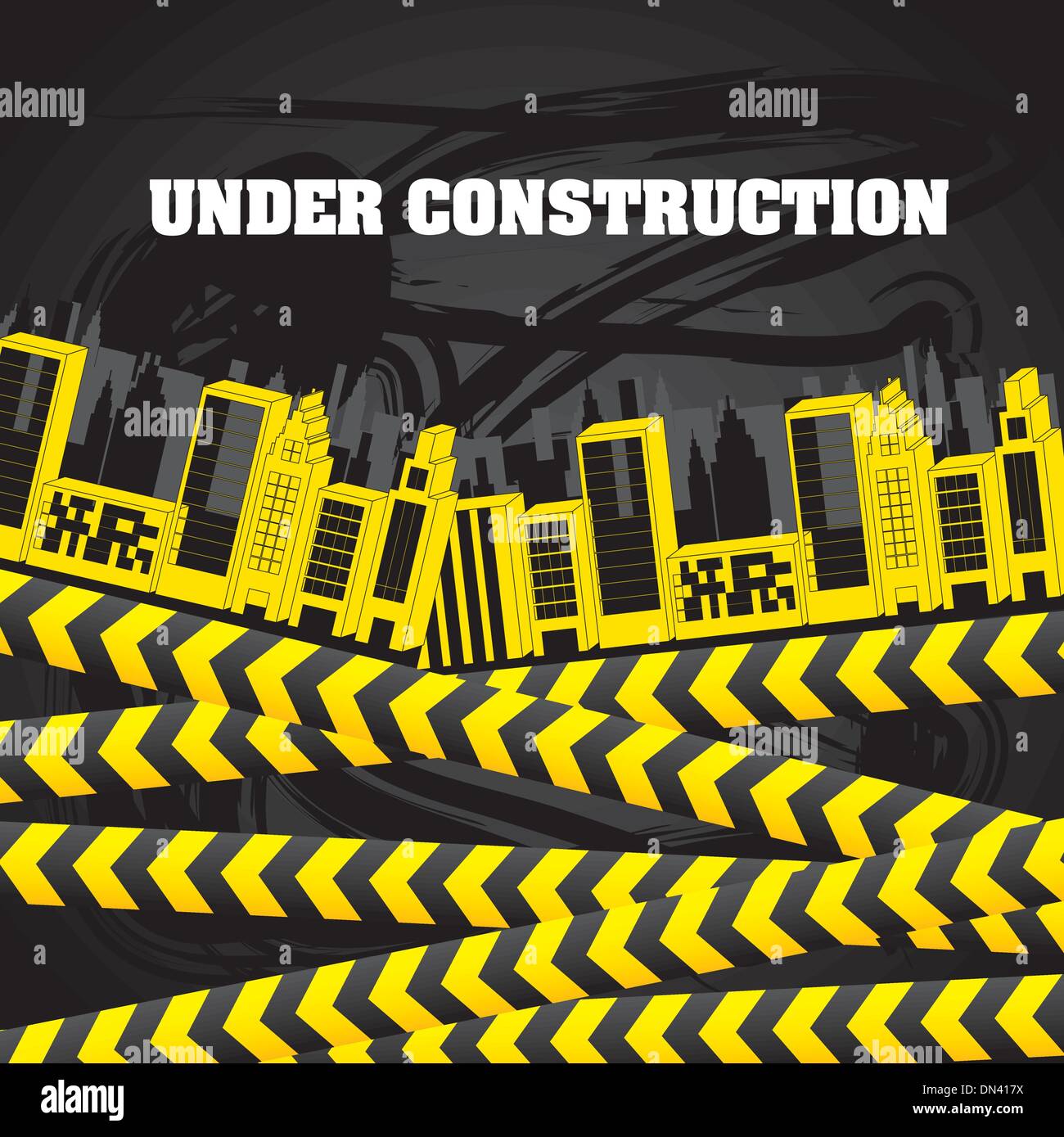 Construction illuminated Stock Vector Images - Alamy