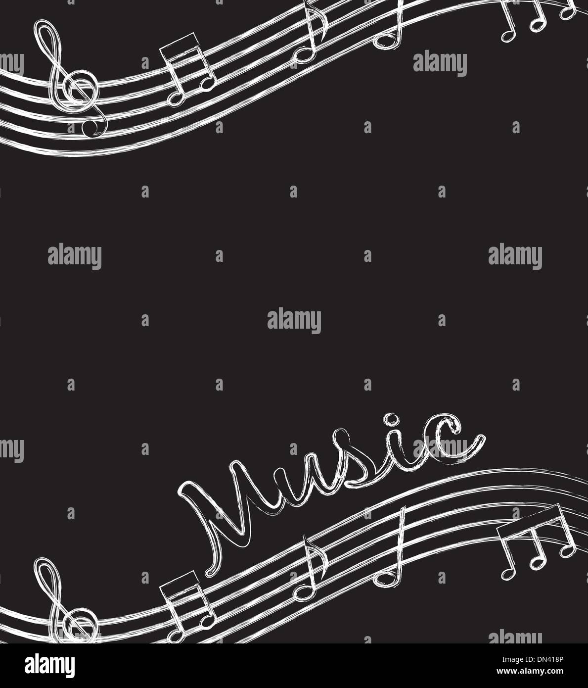 Beautiful music vector vectors hi-res stock photography and images - Alamy
