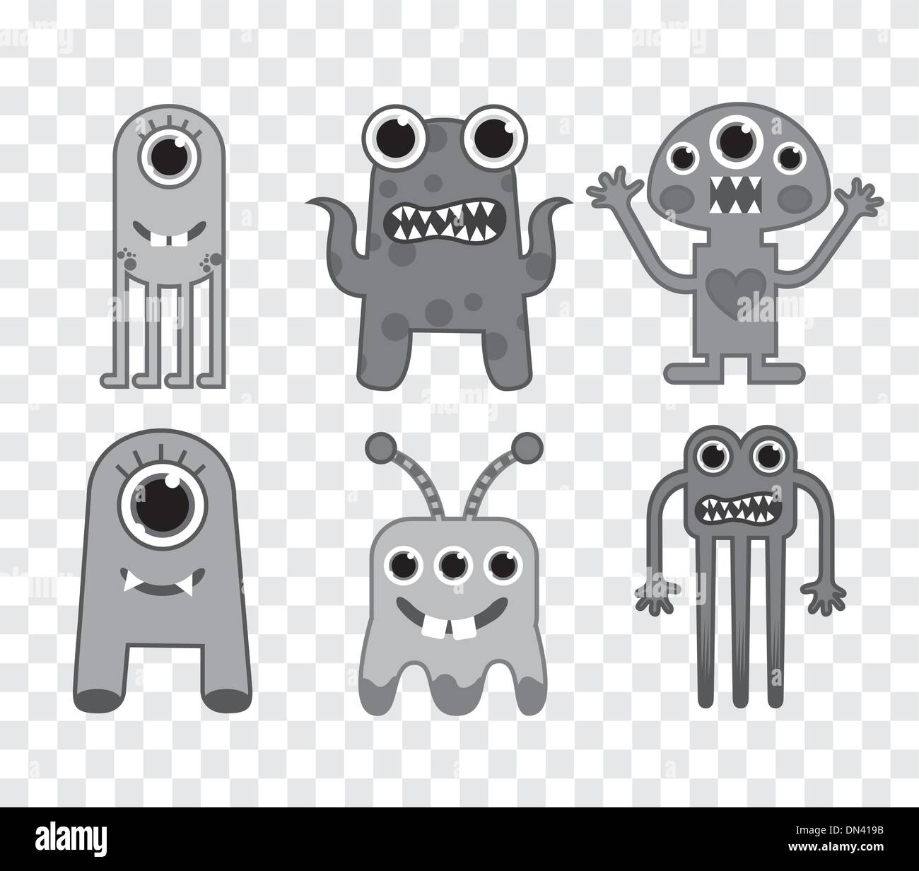 Monster friend Stock Vector Images - Alamy