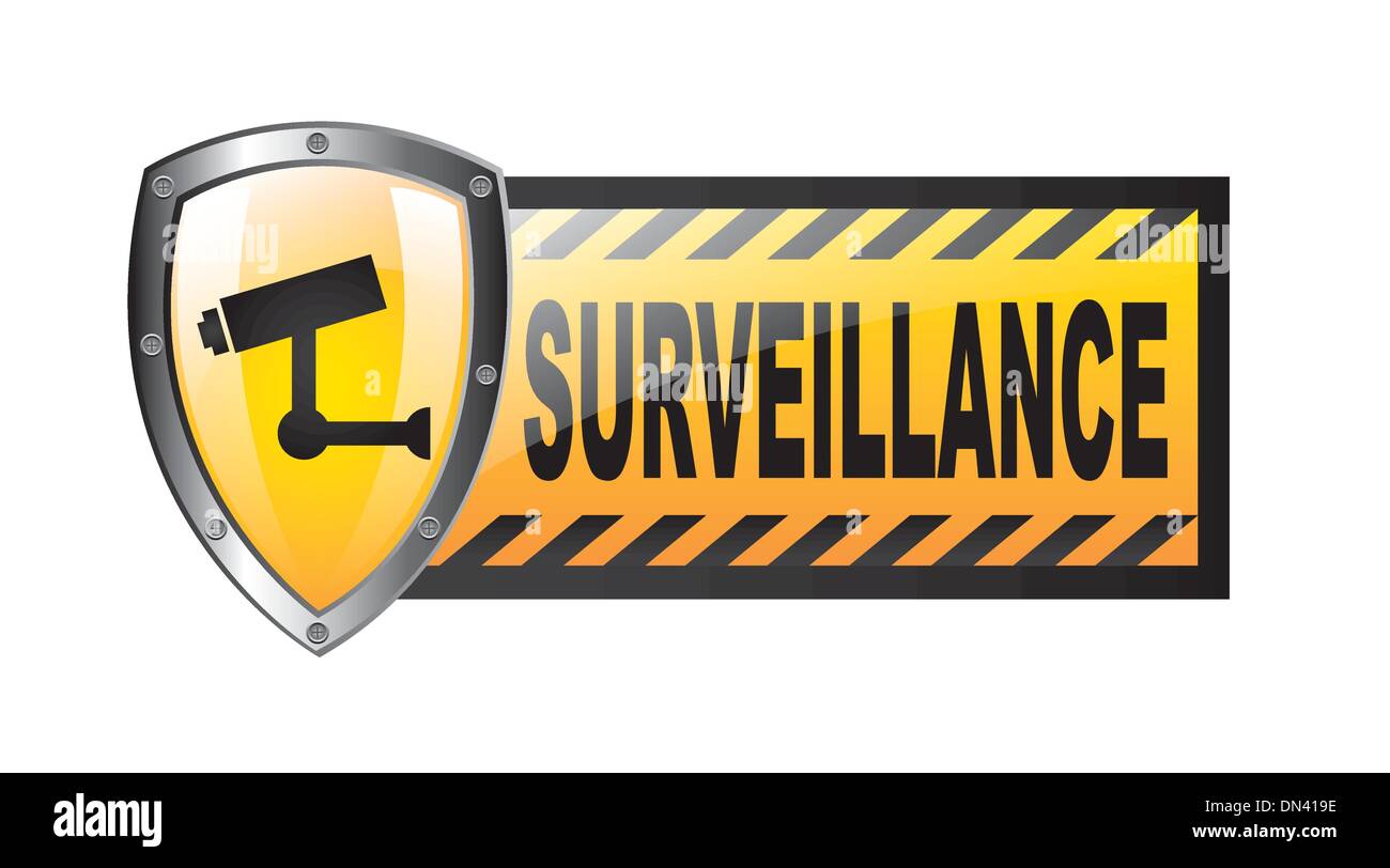 Surveillance camera icon yellow internet hi-res stock photography and ...