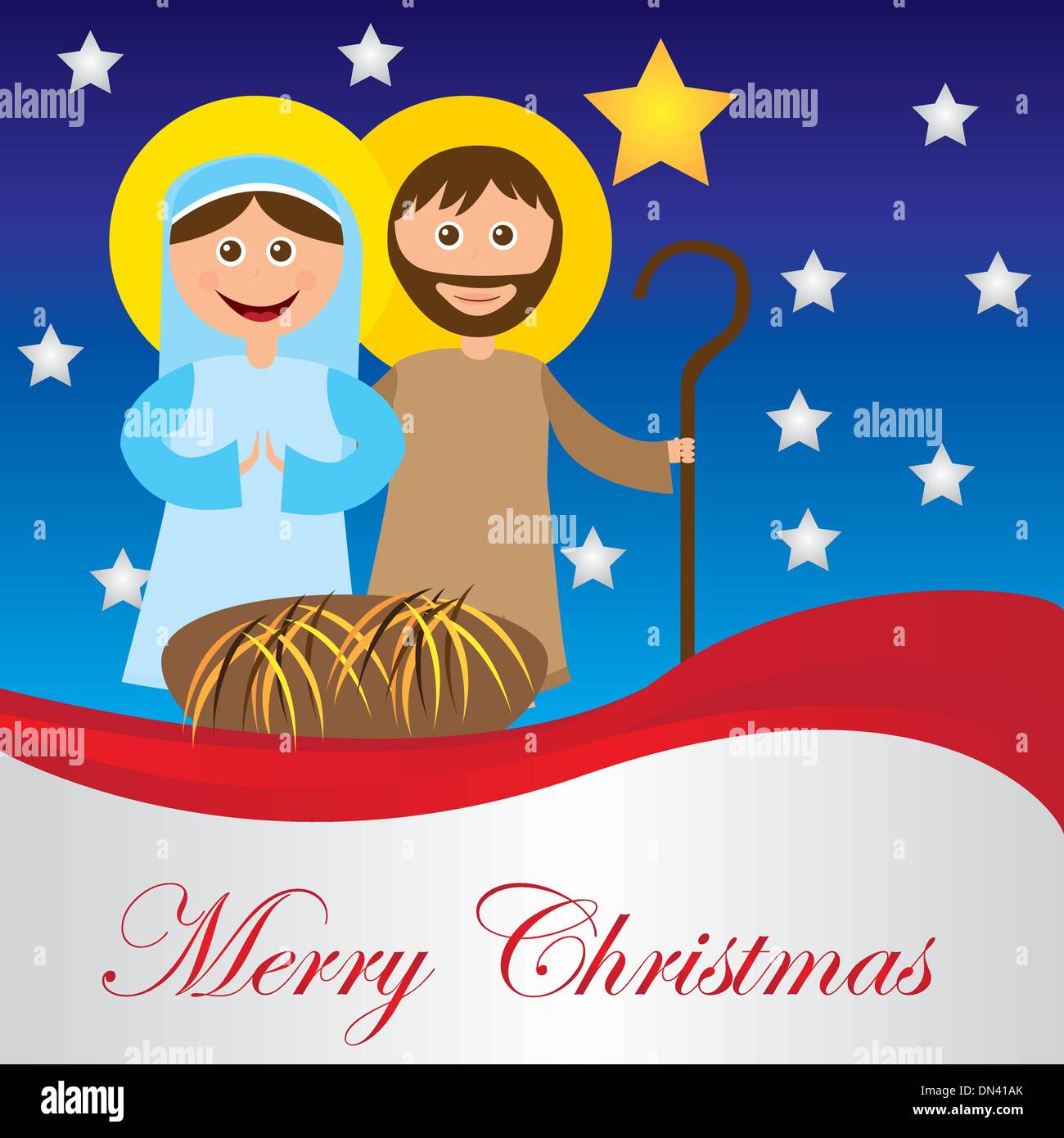 Christmas bible background Stock Vector Images - Alamy