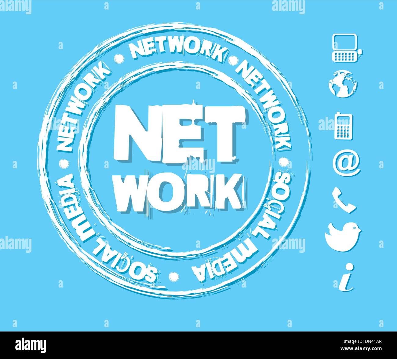 Network cell Stock Vector Images - Alamy