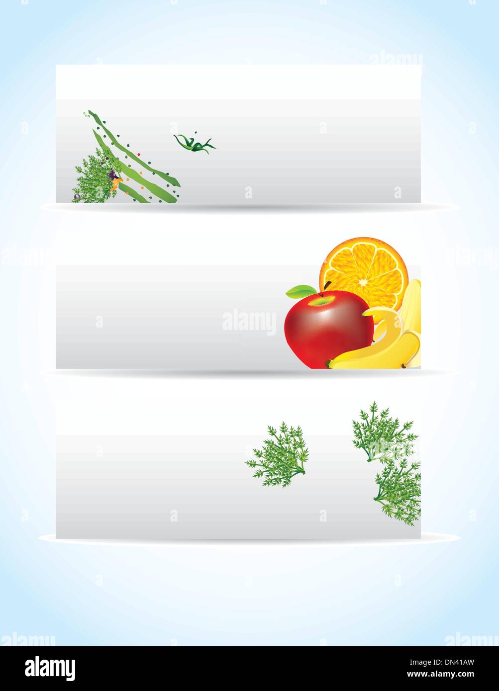 Fruits vegetables protein food Stock Vector Images - Alamy