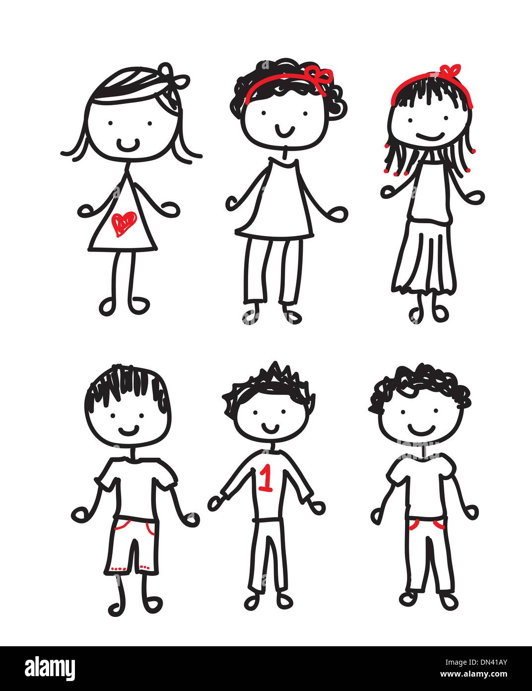 Children kindergarden Stock Vector Images - Alamy