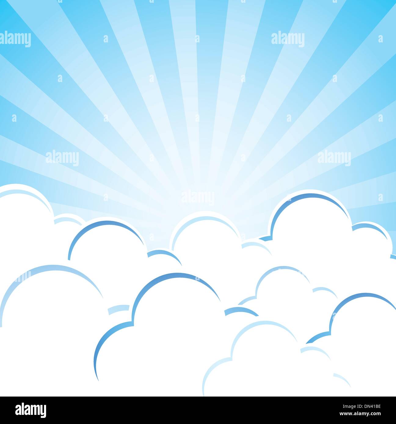 Clouds vector Stock Vector Images - Alamy