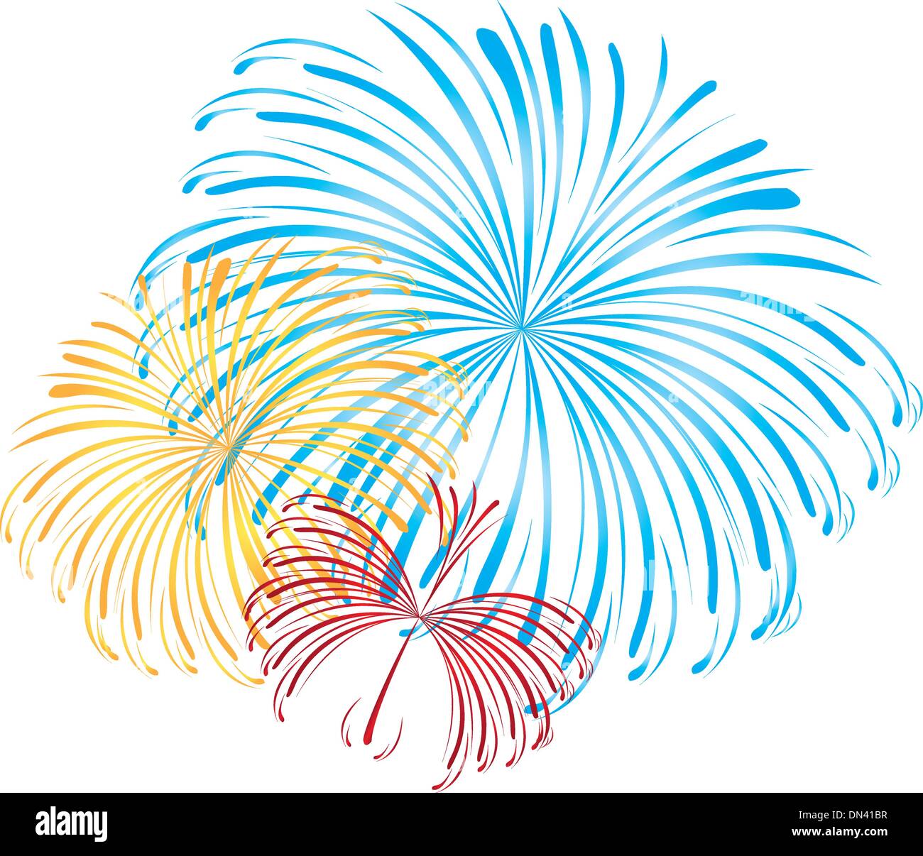 Pyrotechnics vector vectors hi-res stock photography and images - Alamy
