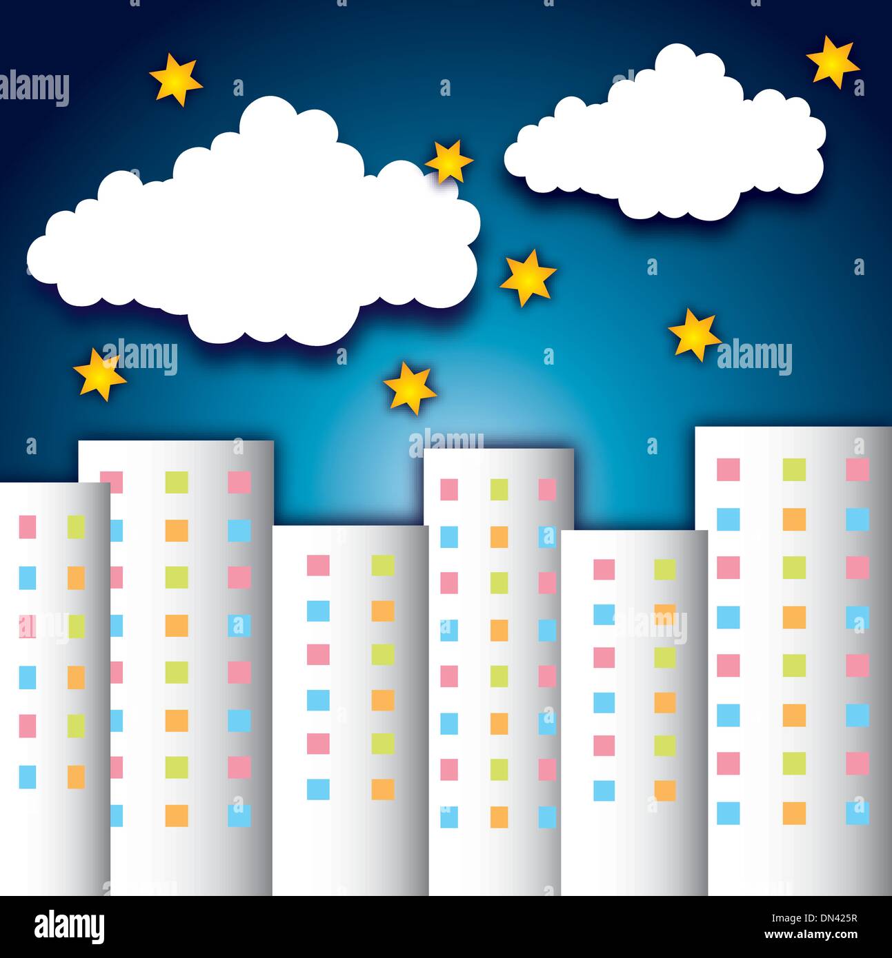 View modern tall buildings Stock Vector Images - Alamy