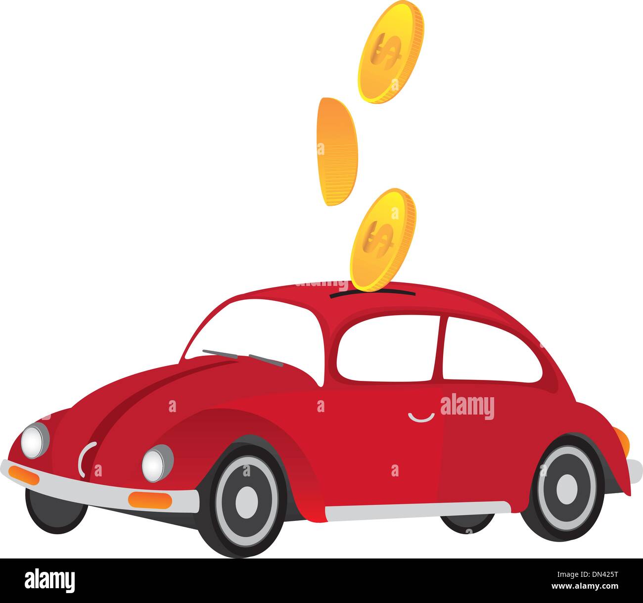 Red car Cut Out Stock Images & Pictures - Alamy