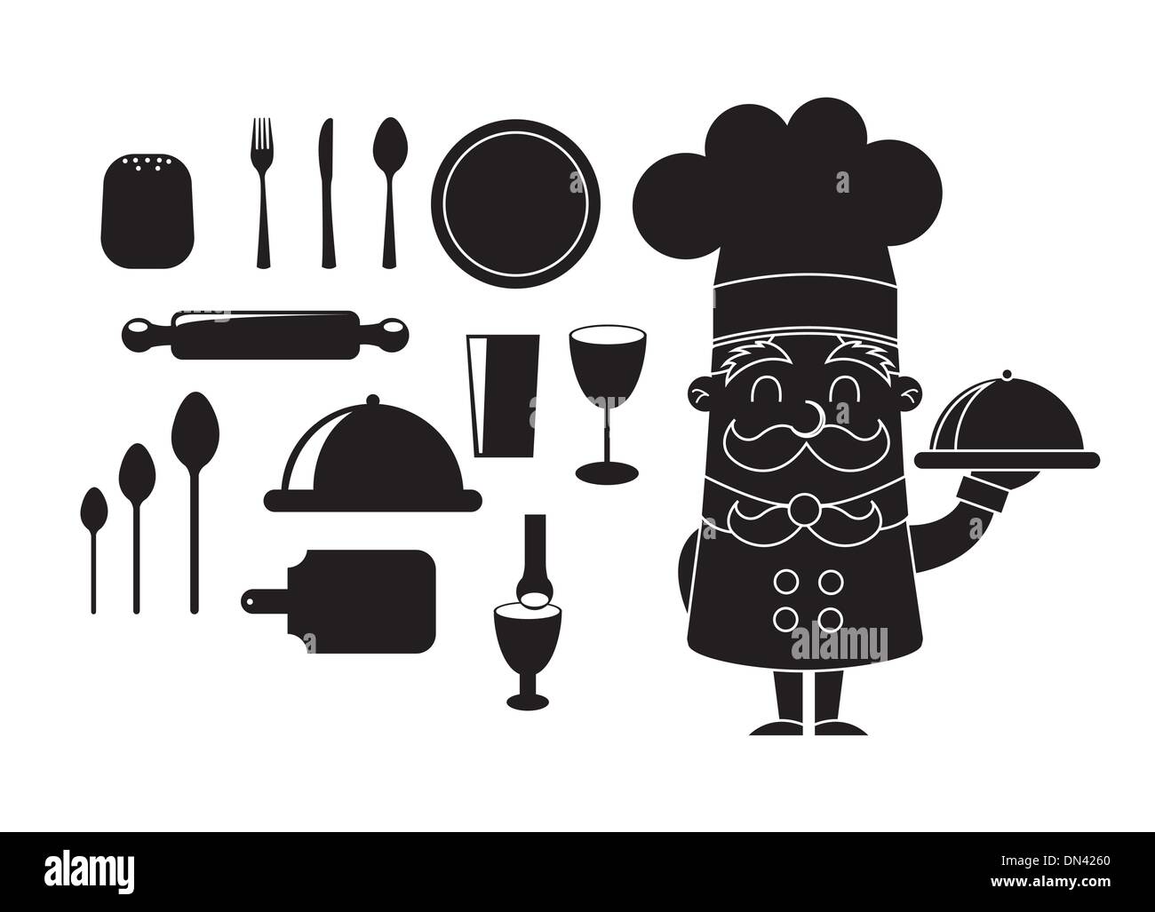 Kitchen glass jug Stock Vector Images - Alamy