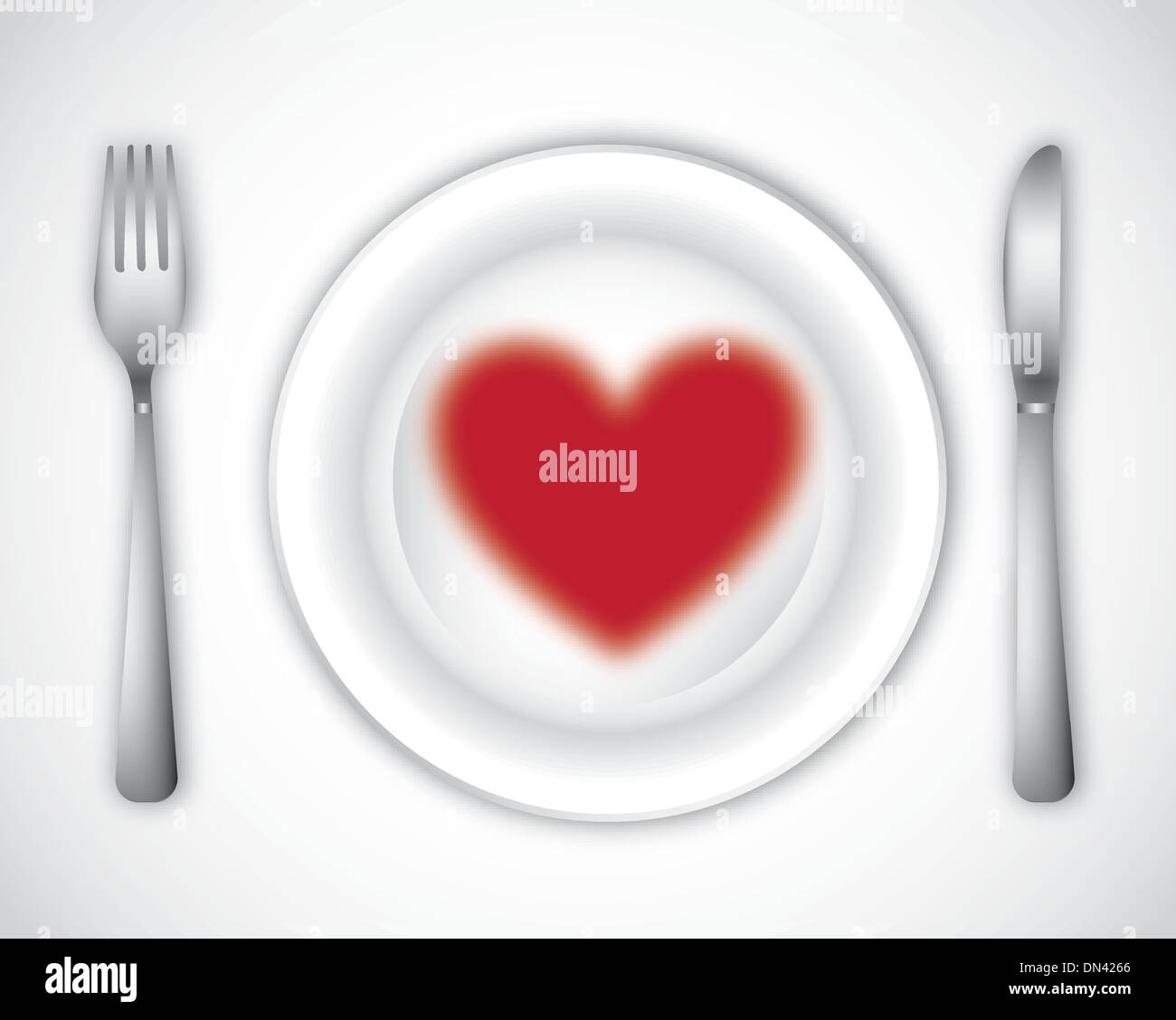 Dinner plate top view Stock Vector Images - Alamy