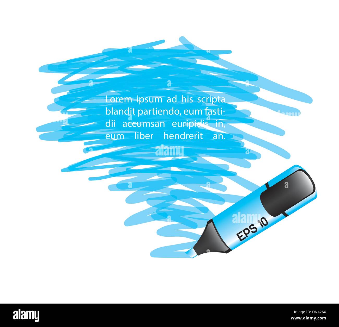 Highlighter vector vectors hi-res stock photography and images - Alamy