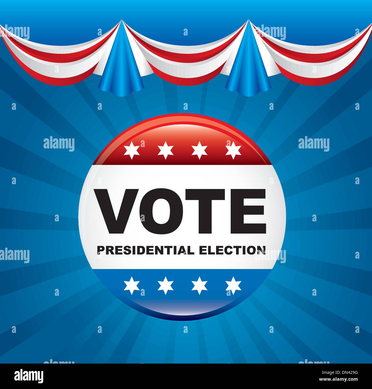 Primary election day Stock Vector Images - Alamy