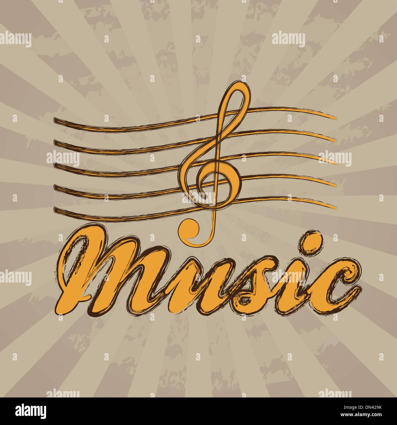 Beautiful music vector vectors hi-res stock photography and images - Alamy