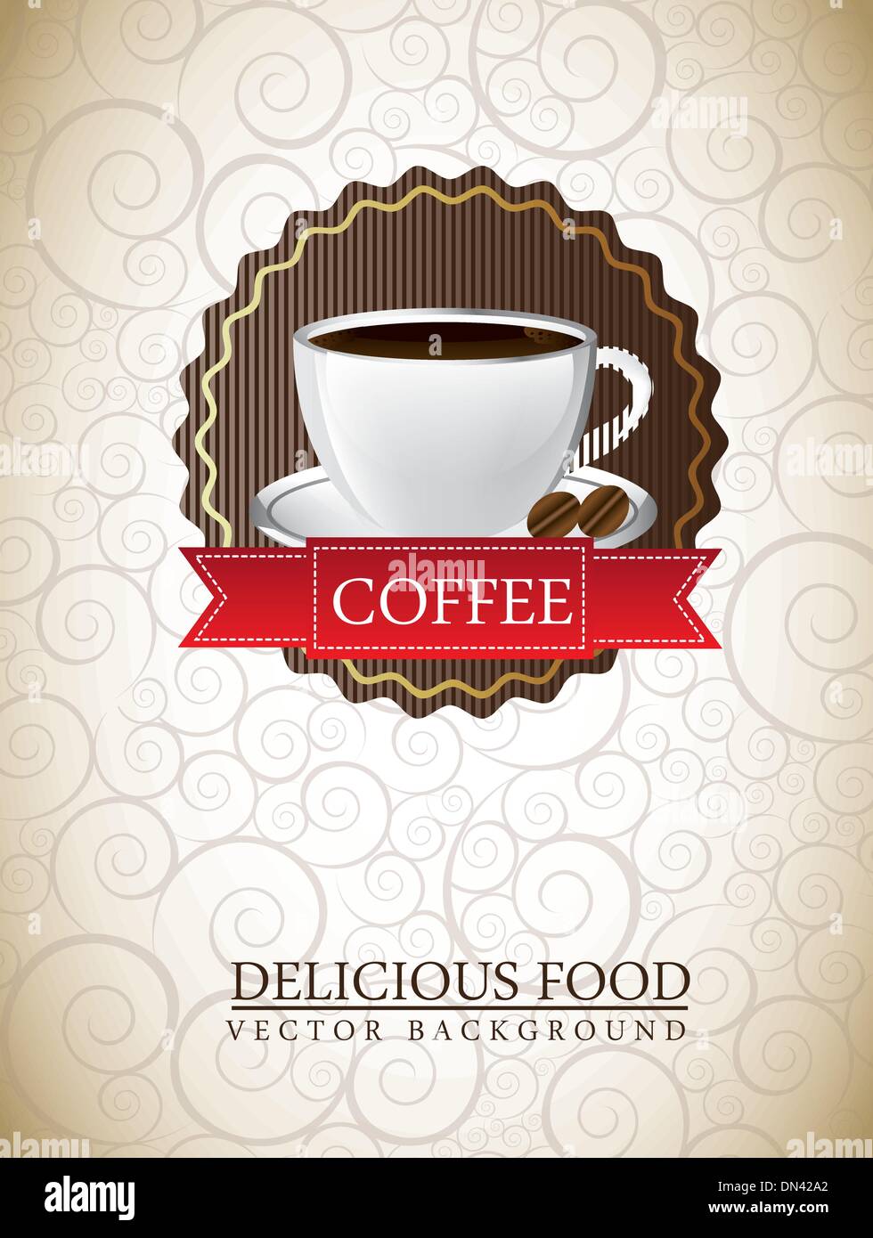 cup cake label Stock Vector Image & Art - Alamy