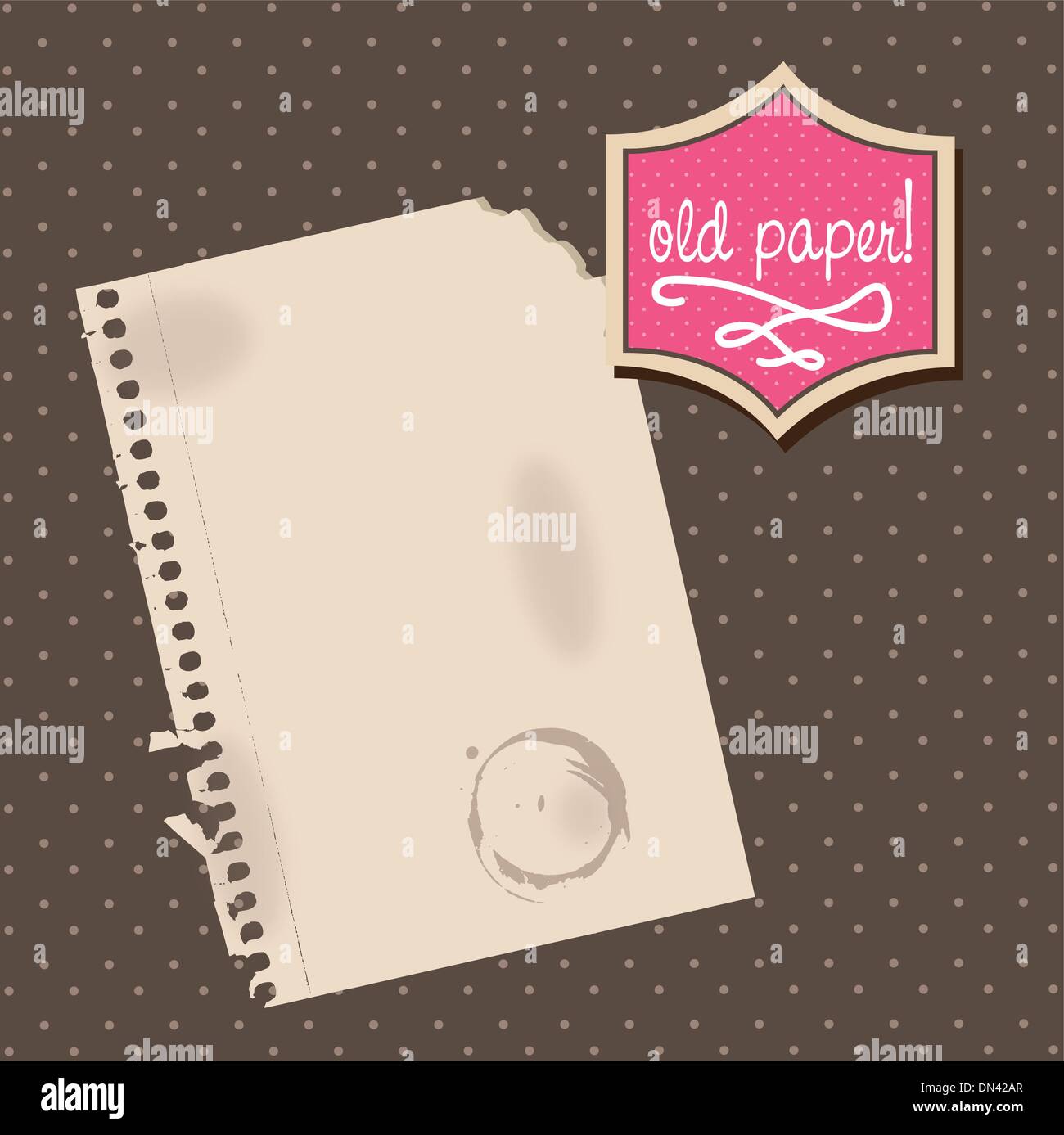Ripped old paper Stock Vector Images - Alamy